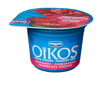 Danone Oikos Low Fat Greek Yogurt - Raspberry Pomegranate - Mindful Snacks