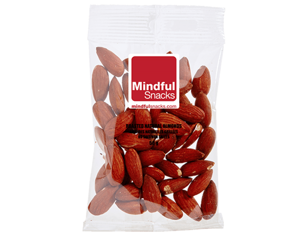 Roasted Natural Almonds (No Salt) - 1kg - Mindful Snacks